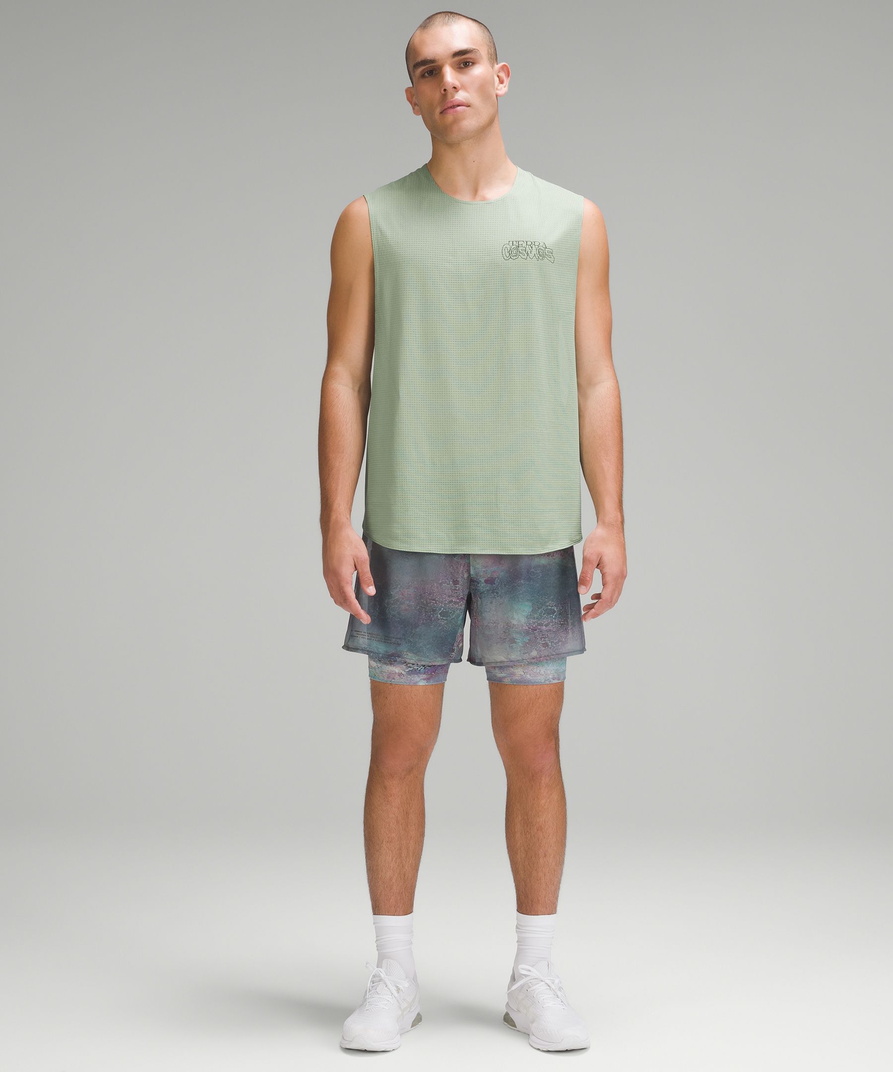 lululemon lab Grid Mesh Training Tank Top *Graphic