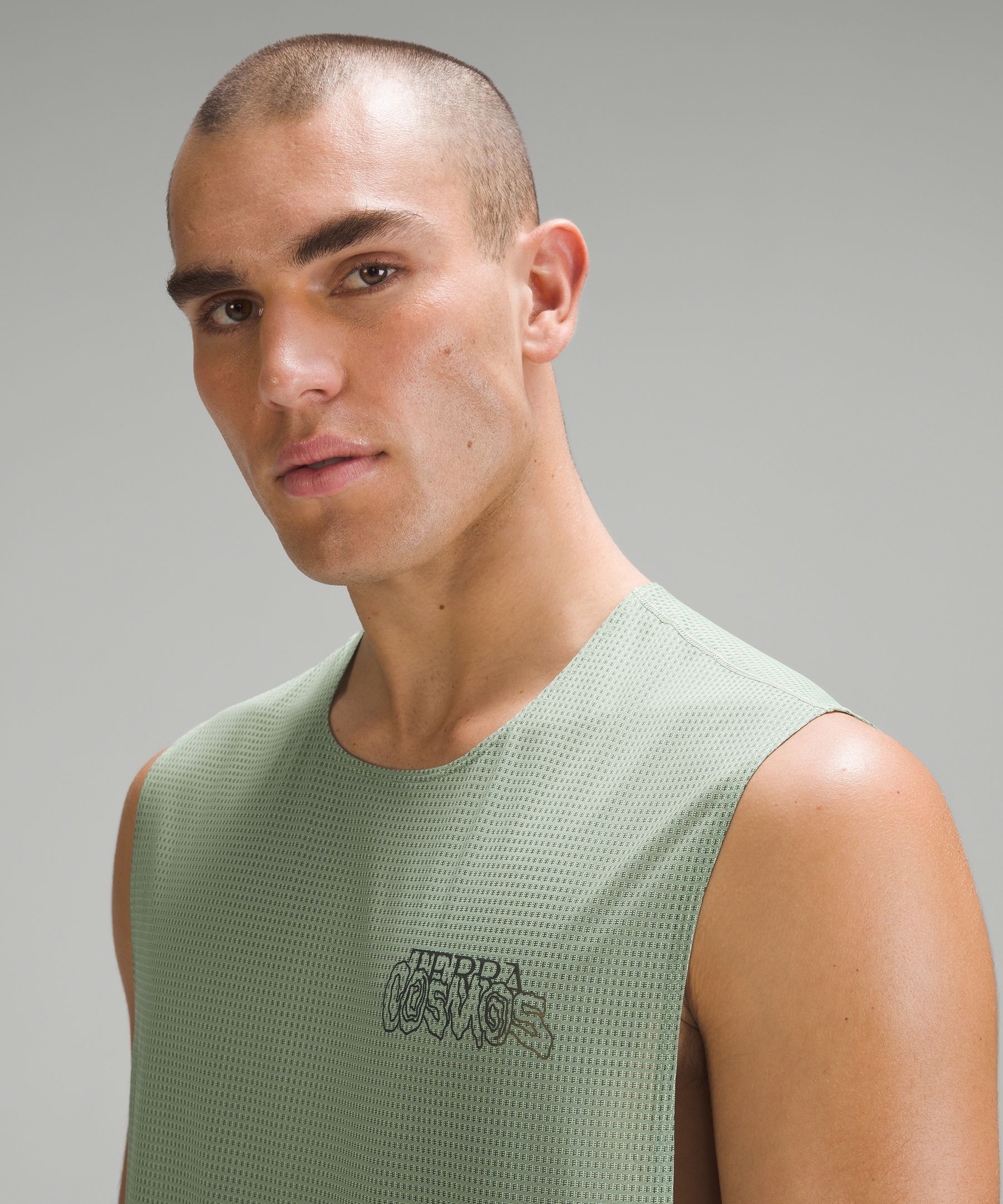 lululemon lab Grid Mesh Training Tank Top *Graphic