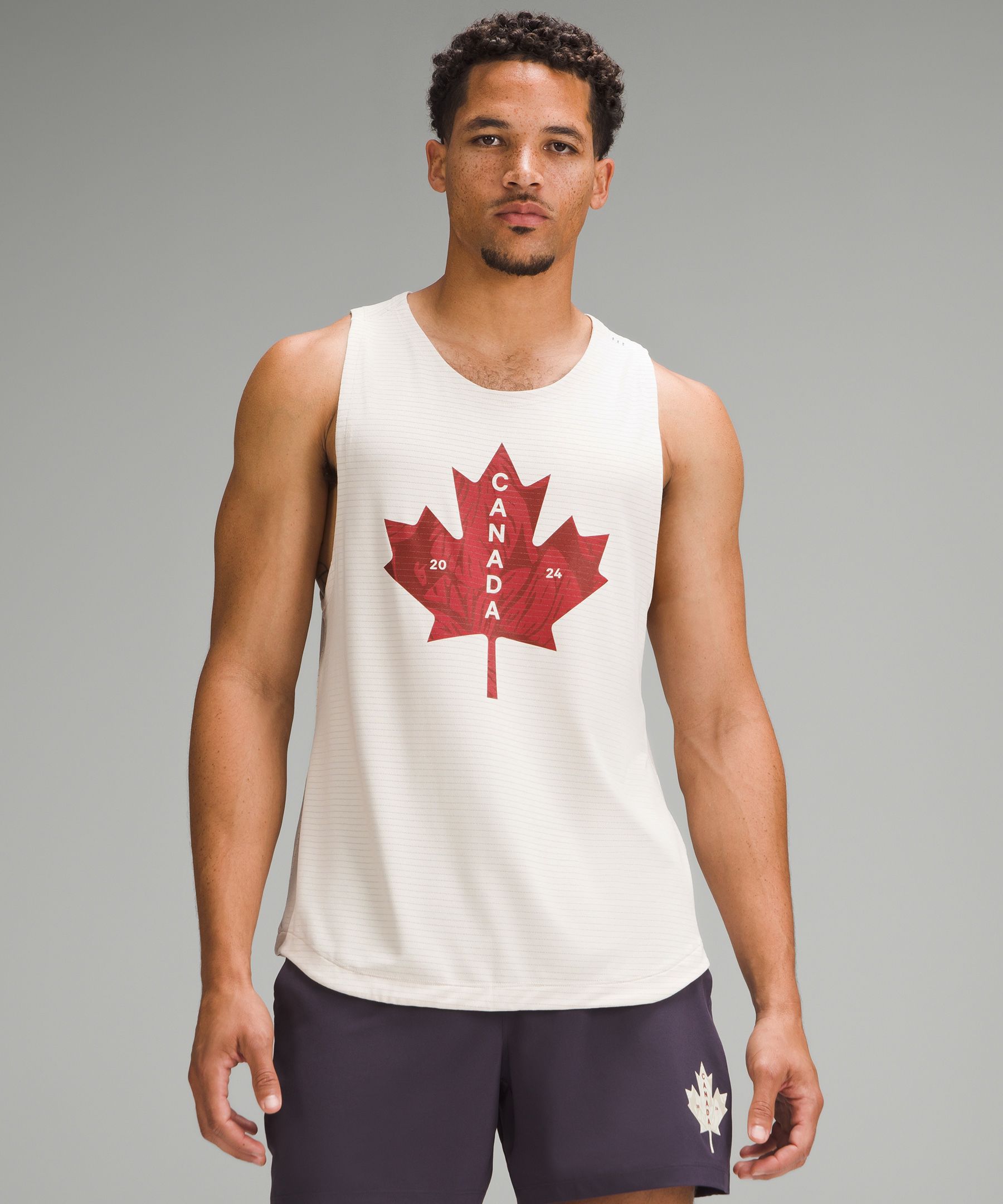 Lululemon athletica Team Canada License to Train Sleeveless Shirt COC Logo Men s Tank Tops Pacific City