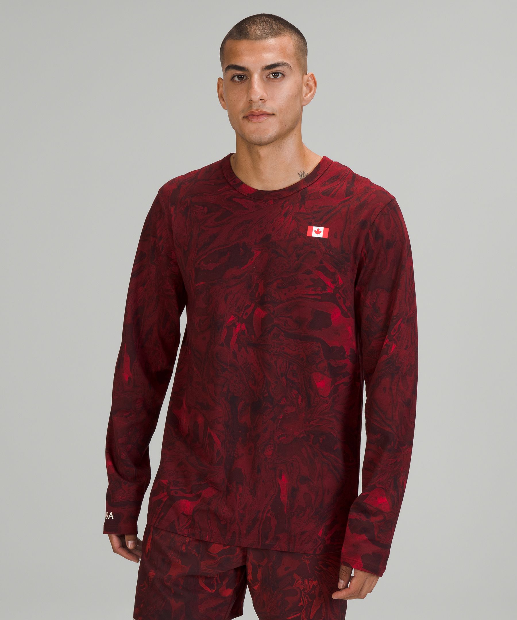 Lululemon - Team Canada The Fundamental Long Sleeve Shirt *COC Logo ...