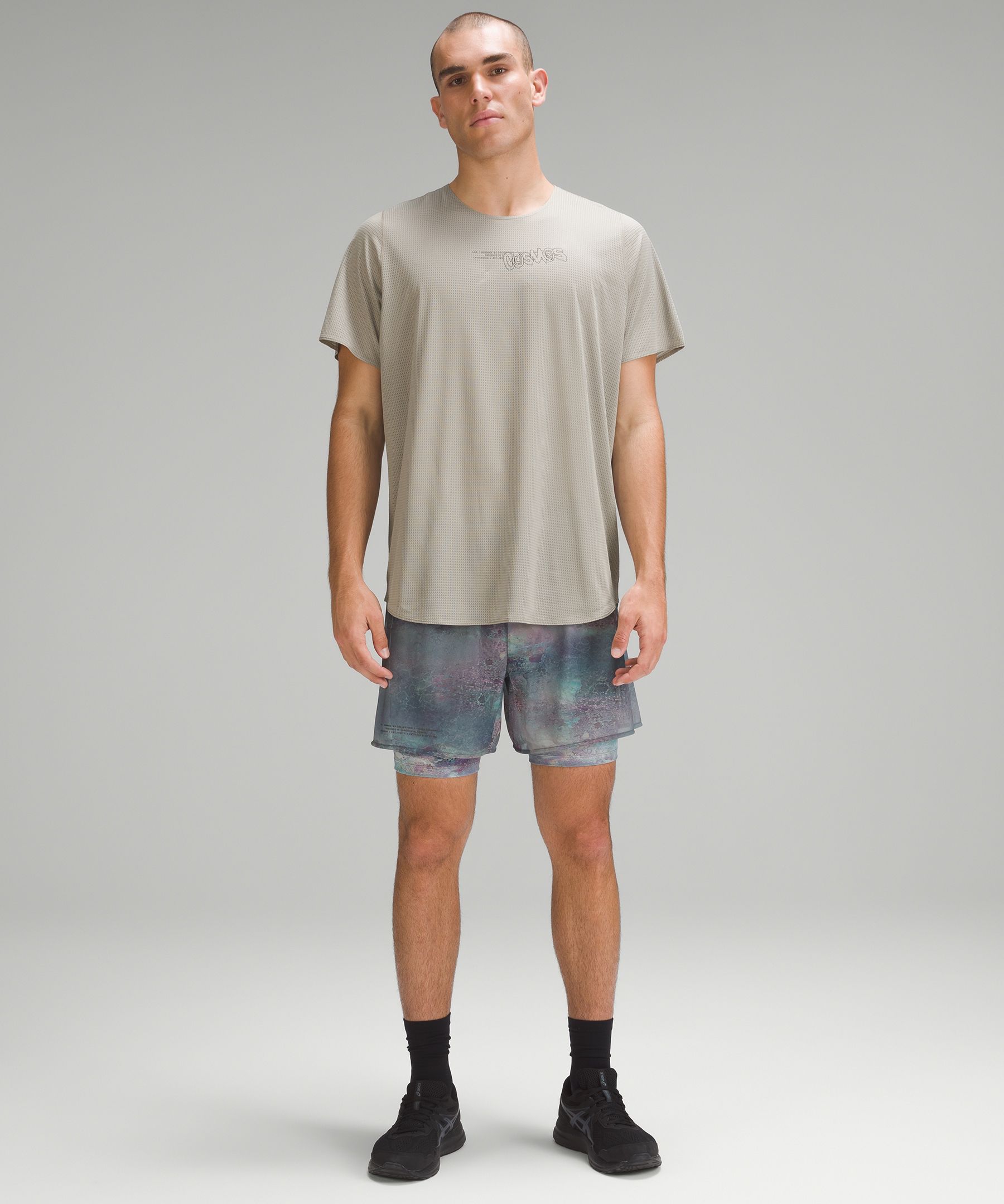 lululemon lab Grid Mesh Training T-Shirt *Graphic