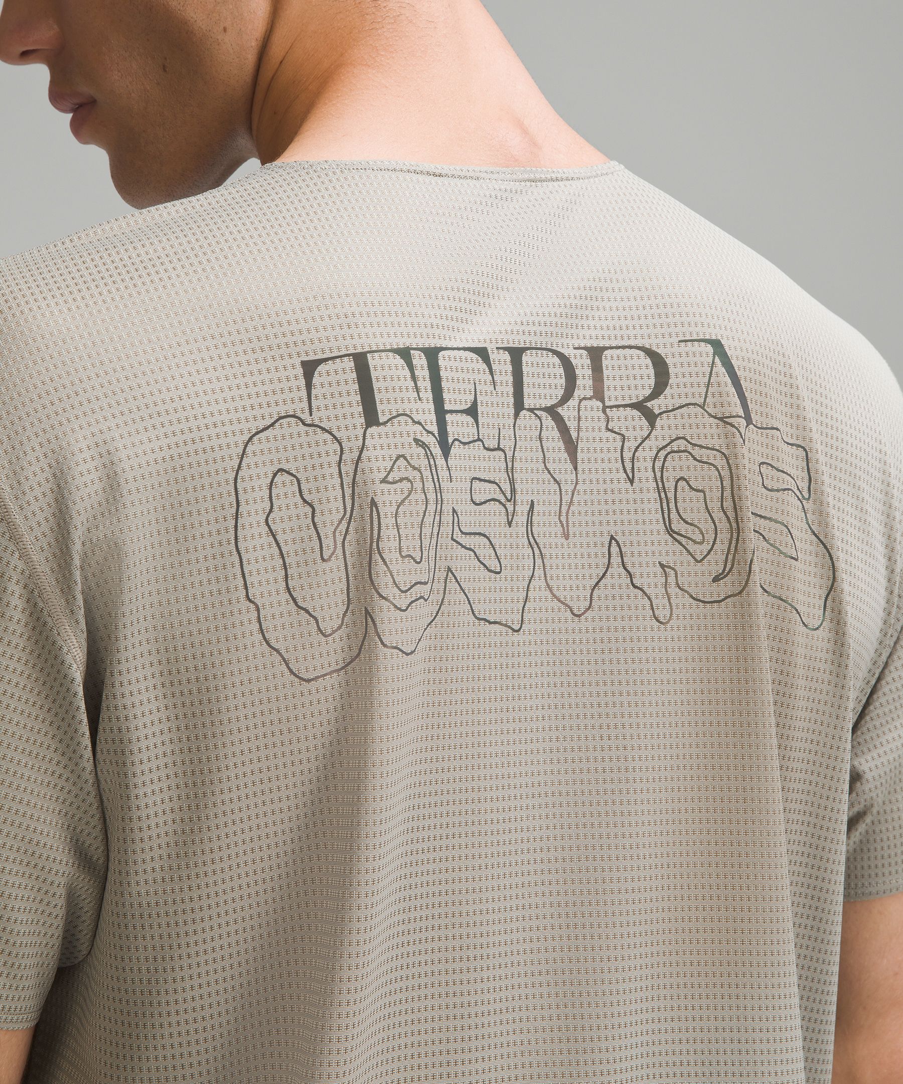 lululemon lab Grid Mesh Training T-Shirt *Graphic