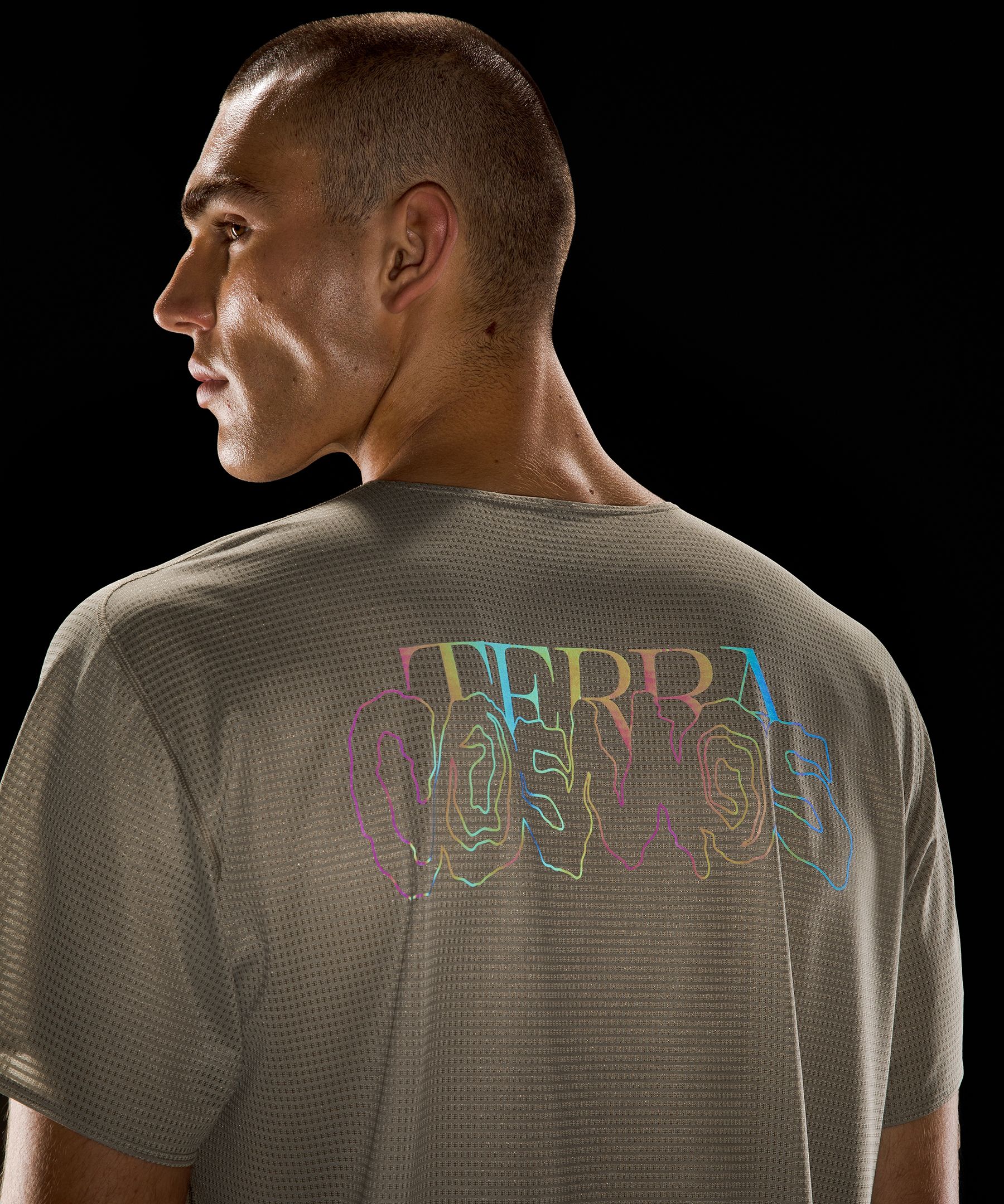 lululemon lab Grid Mesh Training T-Shirt *Graphic