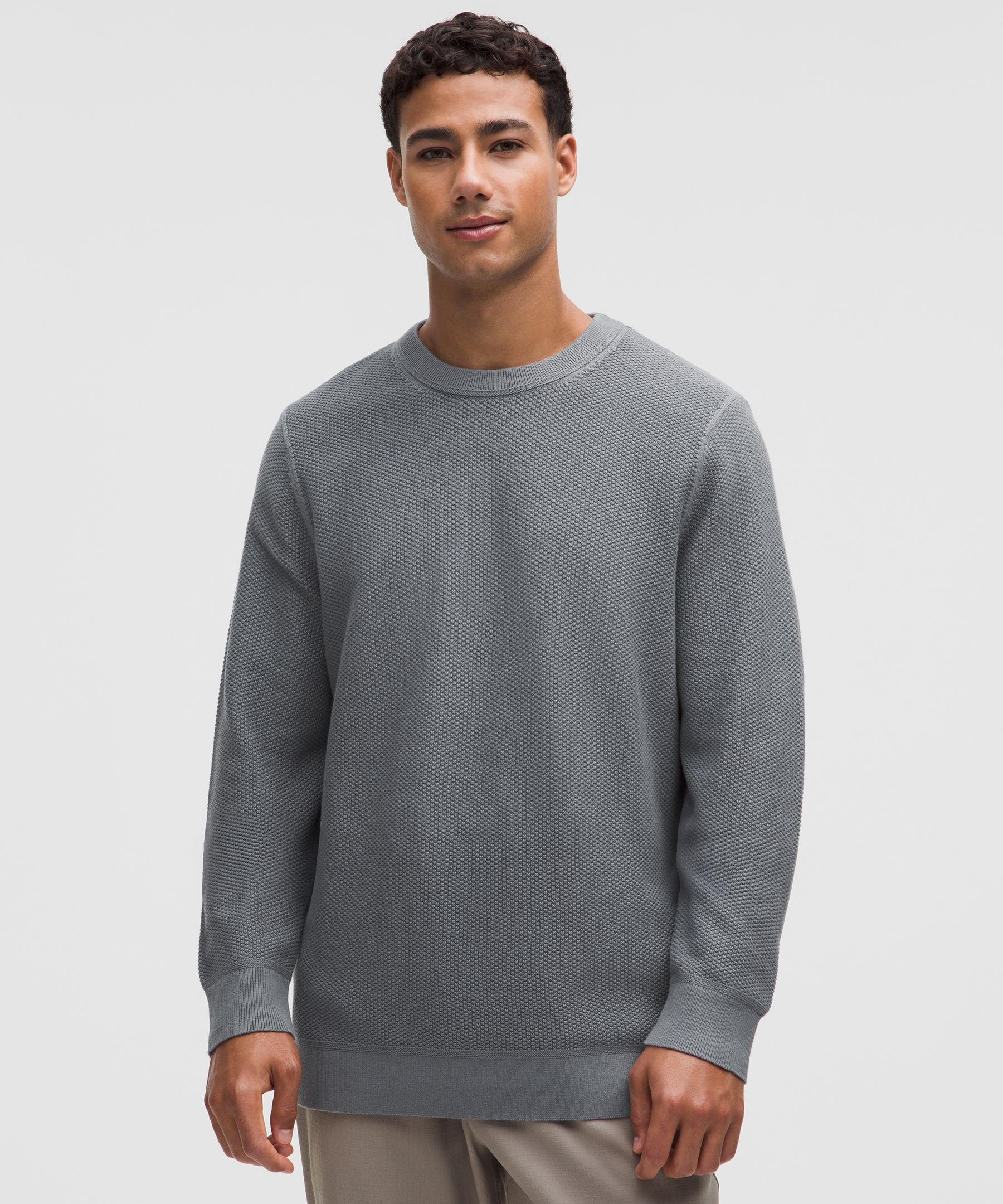 Textured Knit Crewneck Sweater | Men's Sweaters | lululemon