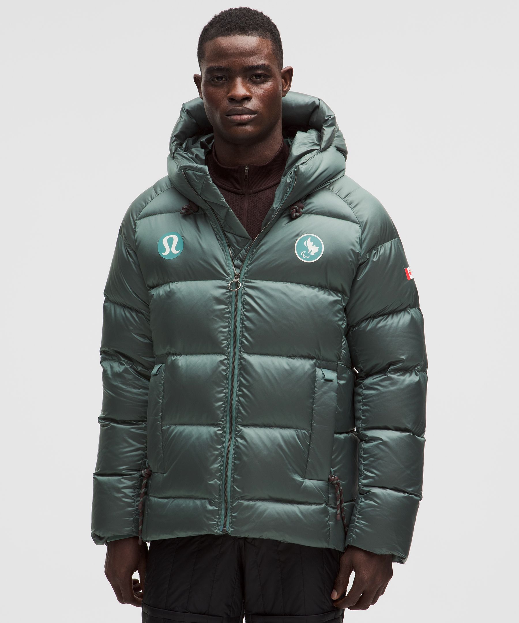 Team Canada Men's Wunder Puff Large-Hood Jacket Shine *CPC Logo | Men's Coats & Jackets ...