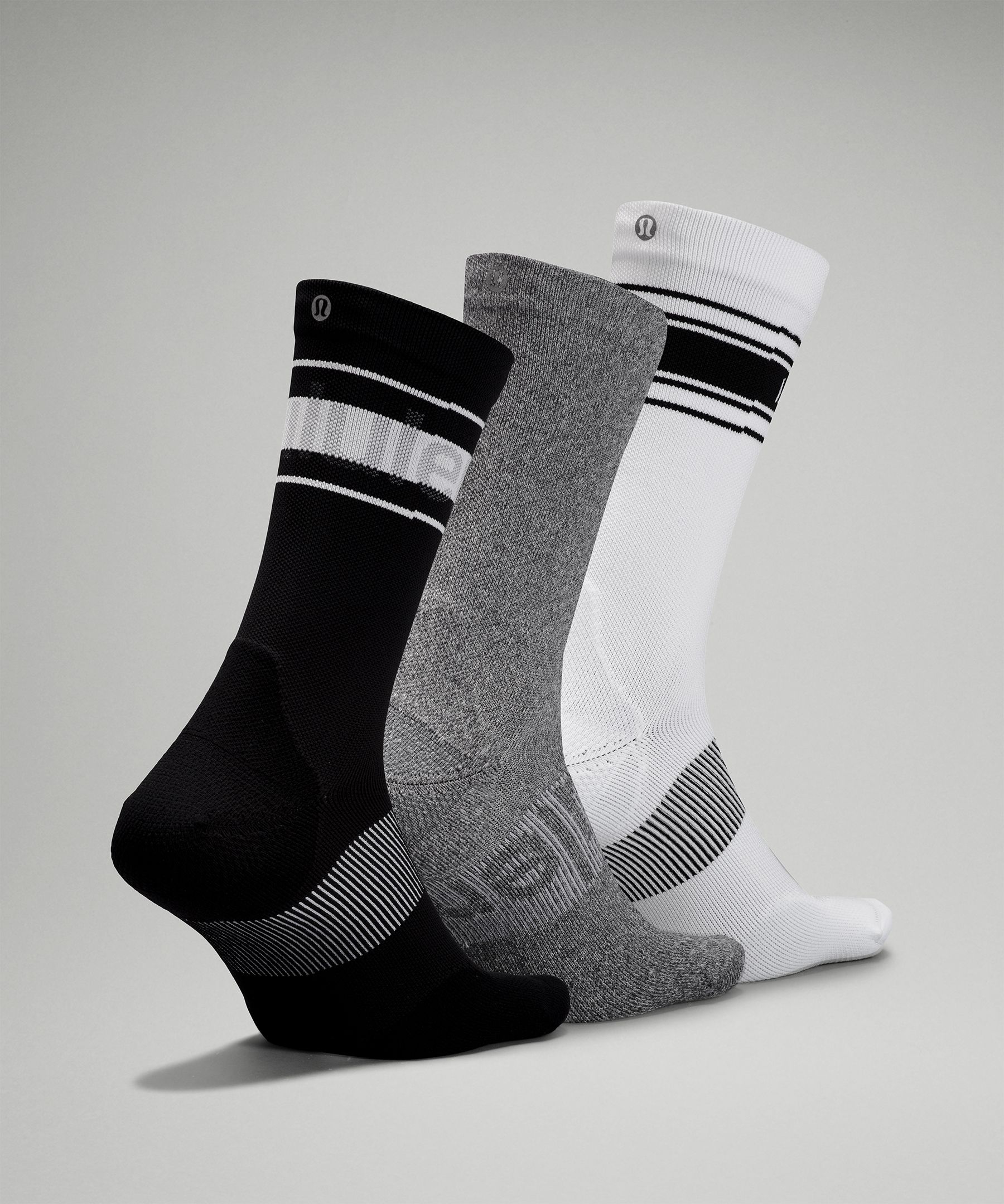 Men's Power Stride Crew Sock 3 Pack | ソックス | Lululemon JP