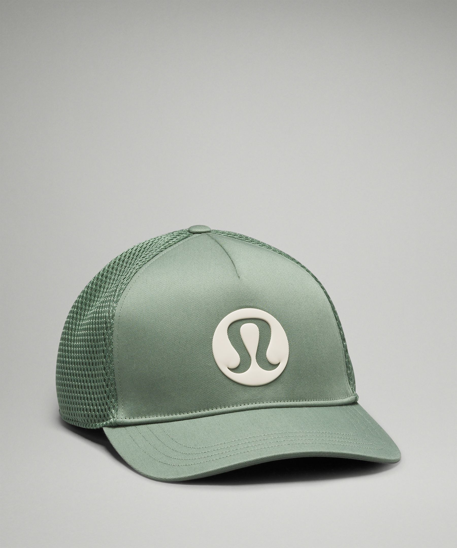 Lululemon Trucker Hat Logo In Green | ModeSens Lululemon Trucker Hat Logo In Green | ModeSens