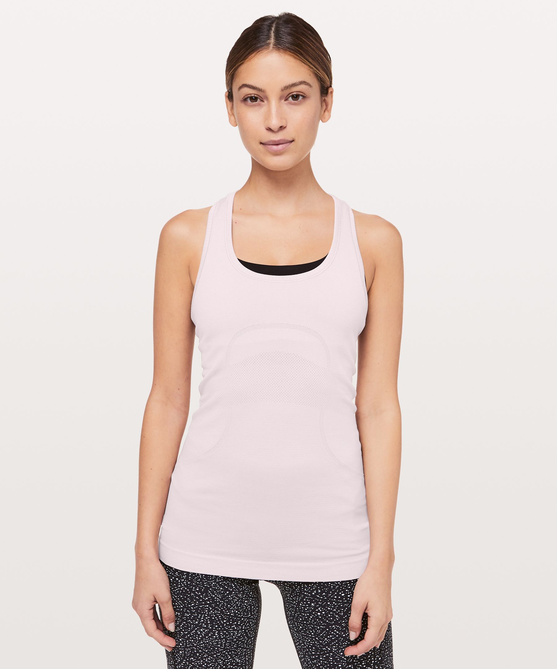 Lululemon Swiftly Tech Racerback In Porcelain Pink/white | ModeSens