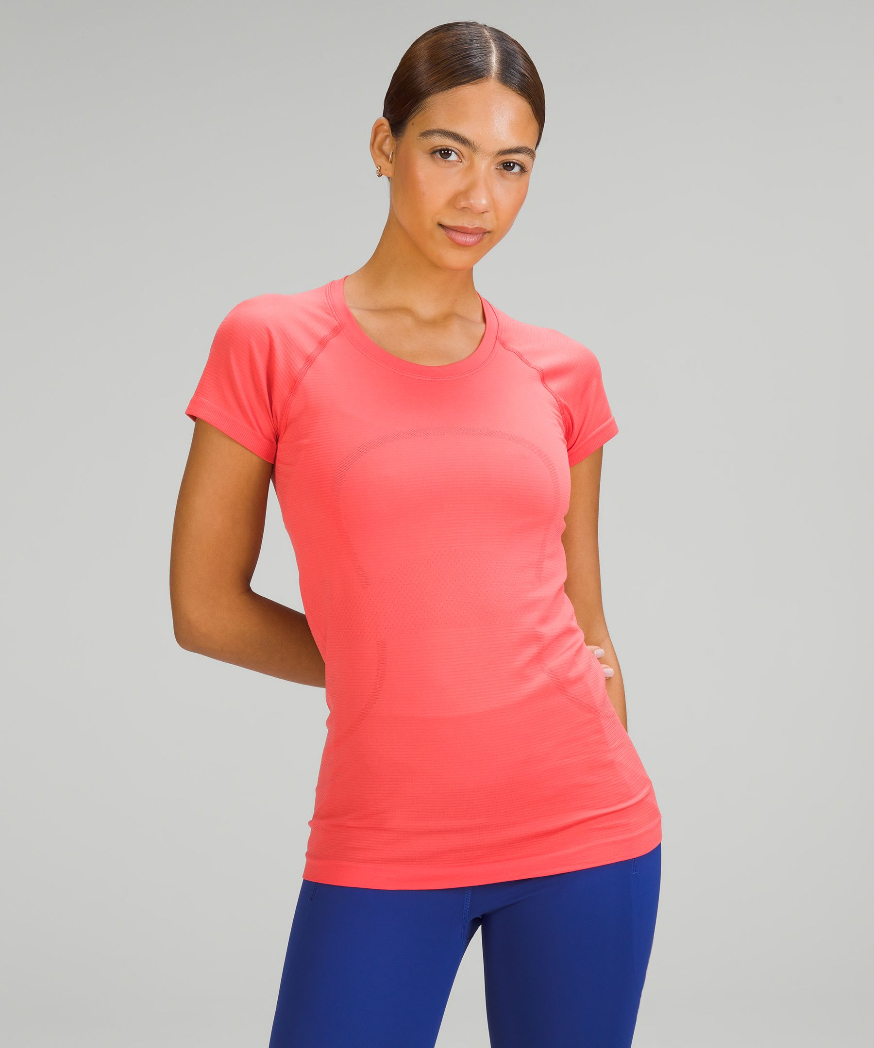 Lululemon Swiftly Tech Short Sleeve Shirt 2.0 In Pale Raspberry/pale Raspberry | ModeSens