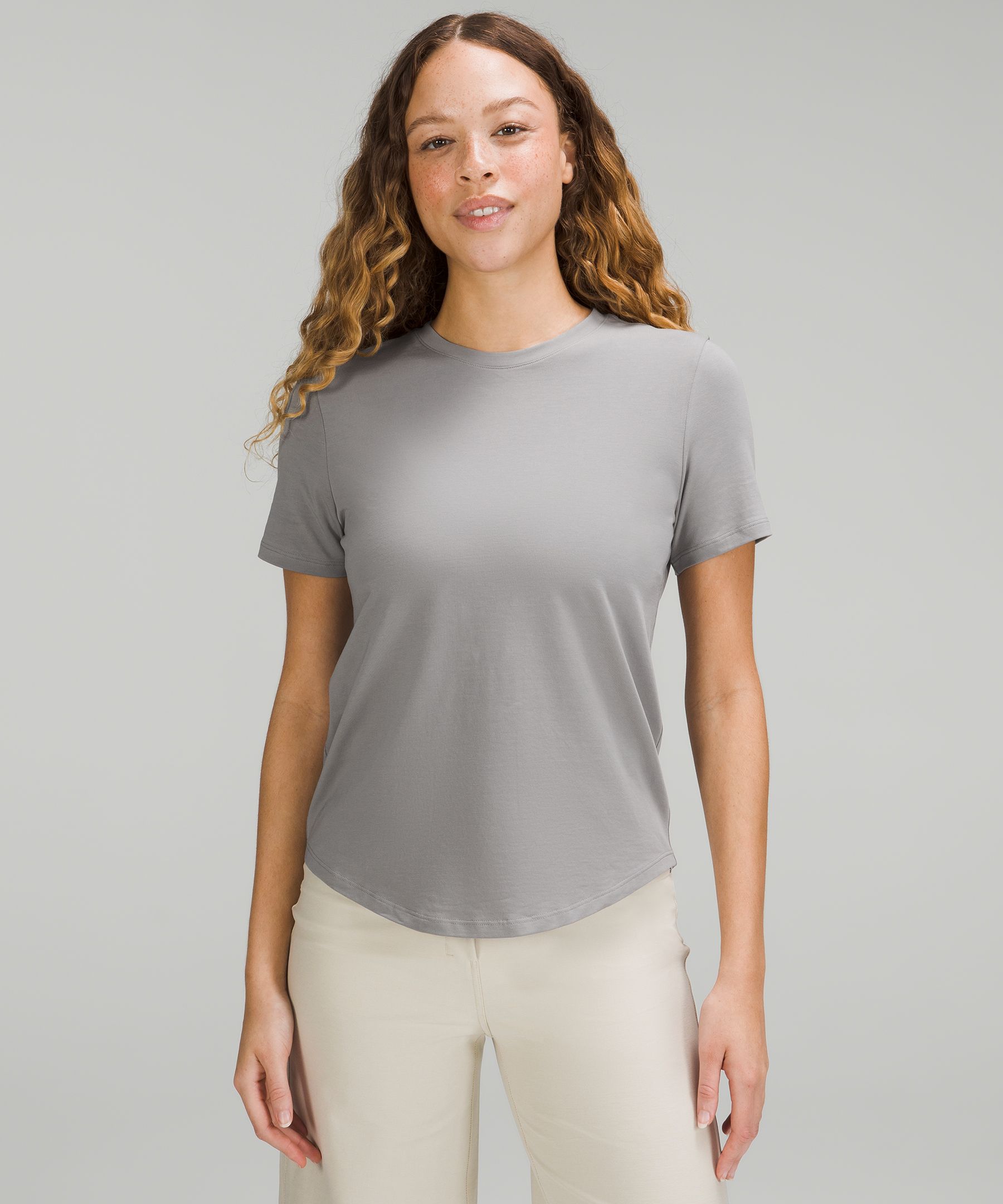 Lululemon Love Crew T-shirt In Gull Grey | ModeSens