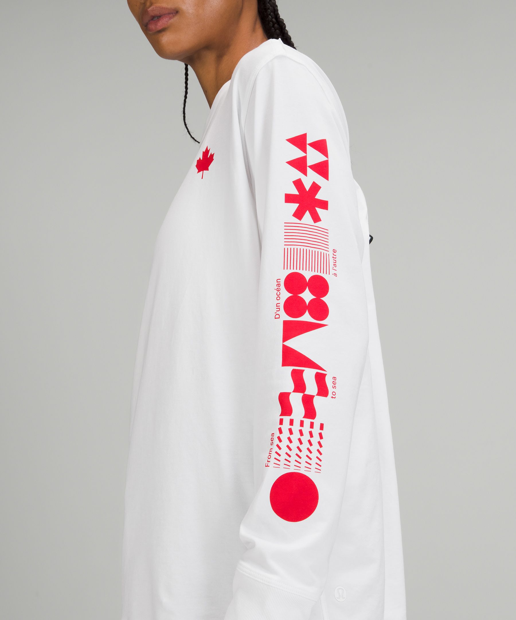 Lululemon Team Canada All Yours Long Sleeve Shirt *CPC Logo - 140650105