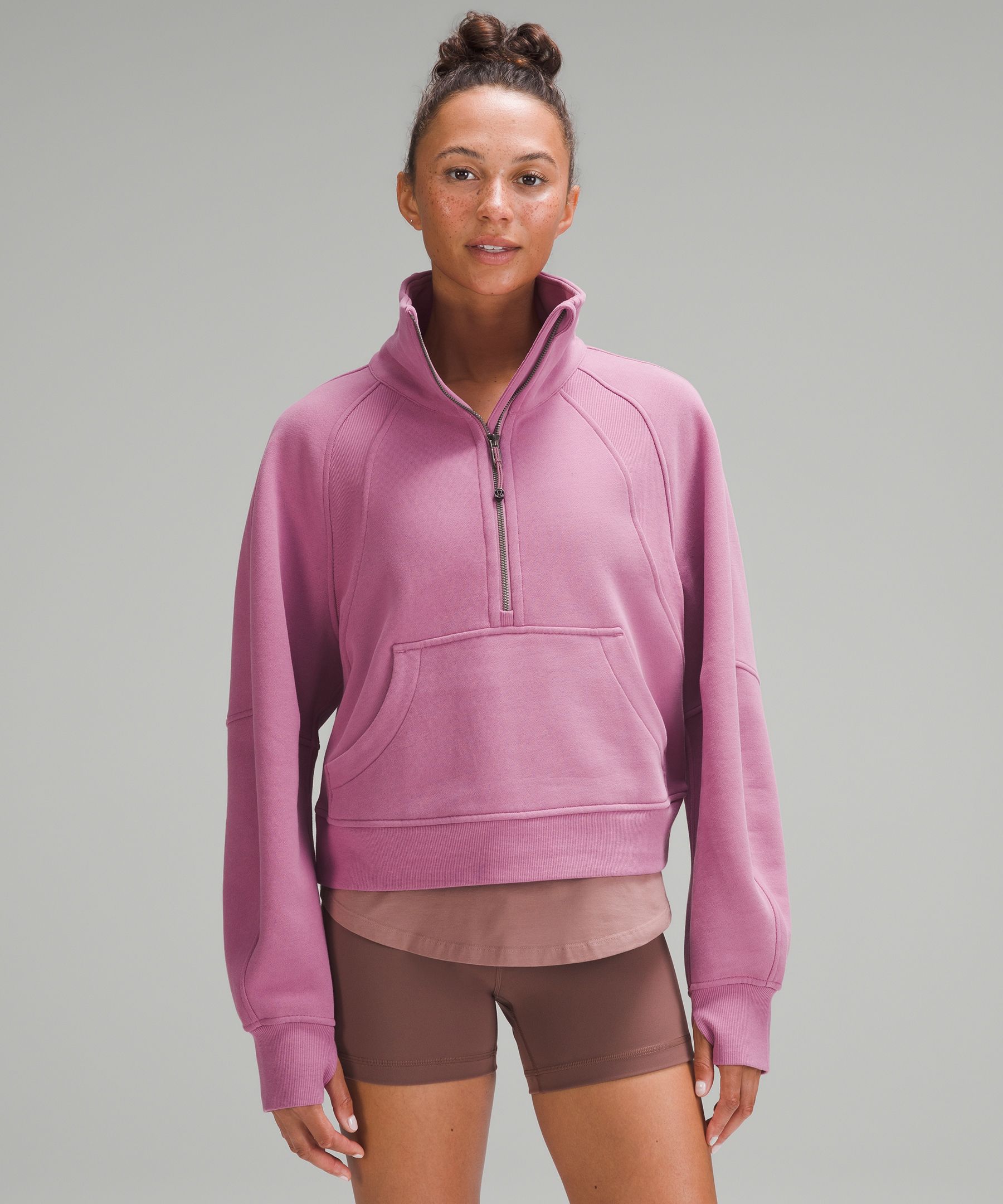 Lululemon Scuba Oversized Funnel Neck Half Zip | ModeSens