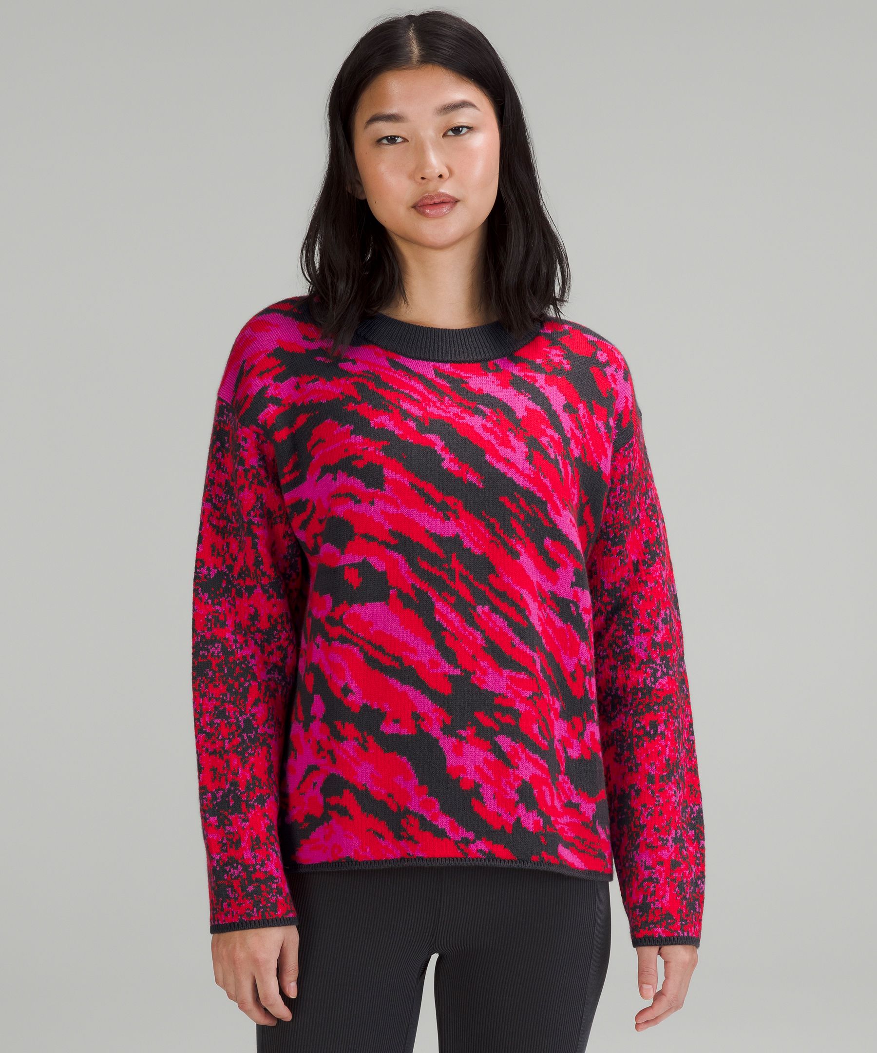 Gemusterter Pullover aus Wollmischung | Lululemon DE