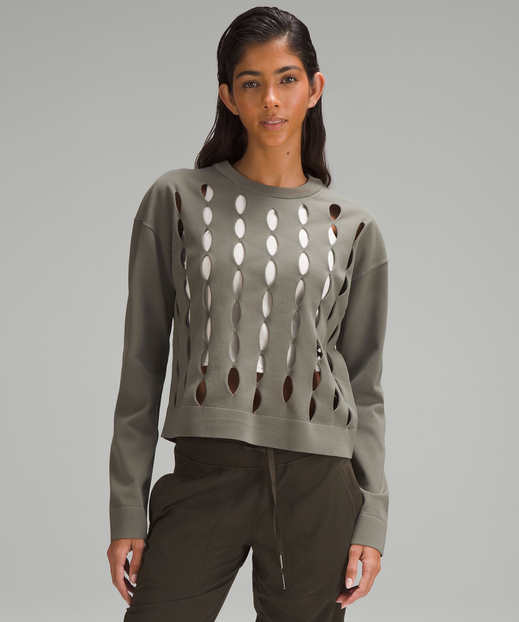 Open-Hole Mesh Knit Pullover | Lululemon UK
