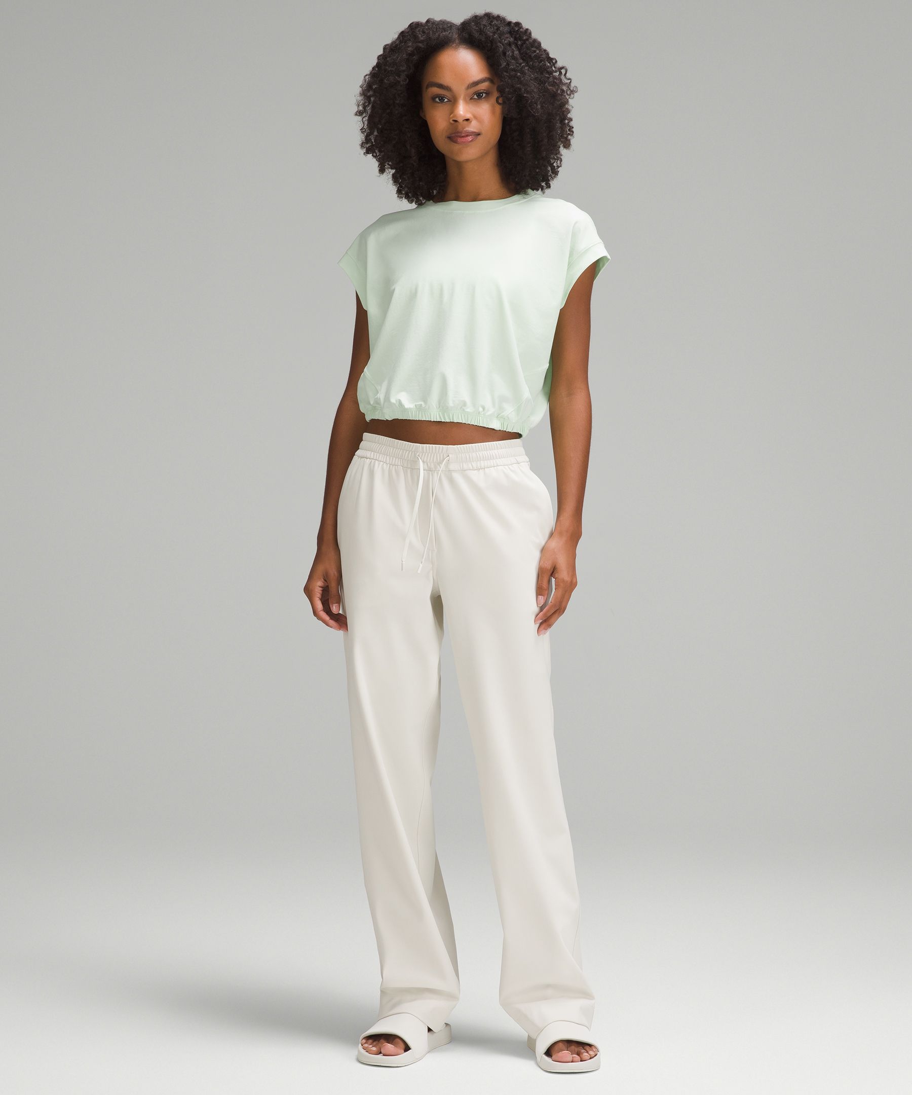 Wide-Sleeve Gathered Hem T-Shirt | Lululemon HK