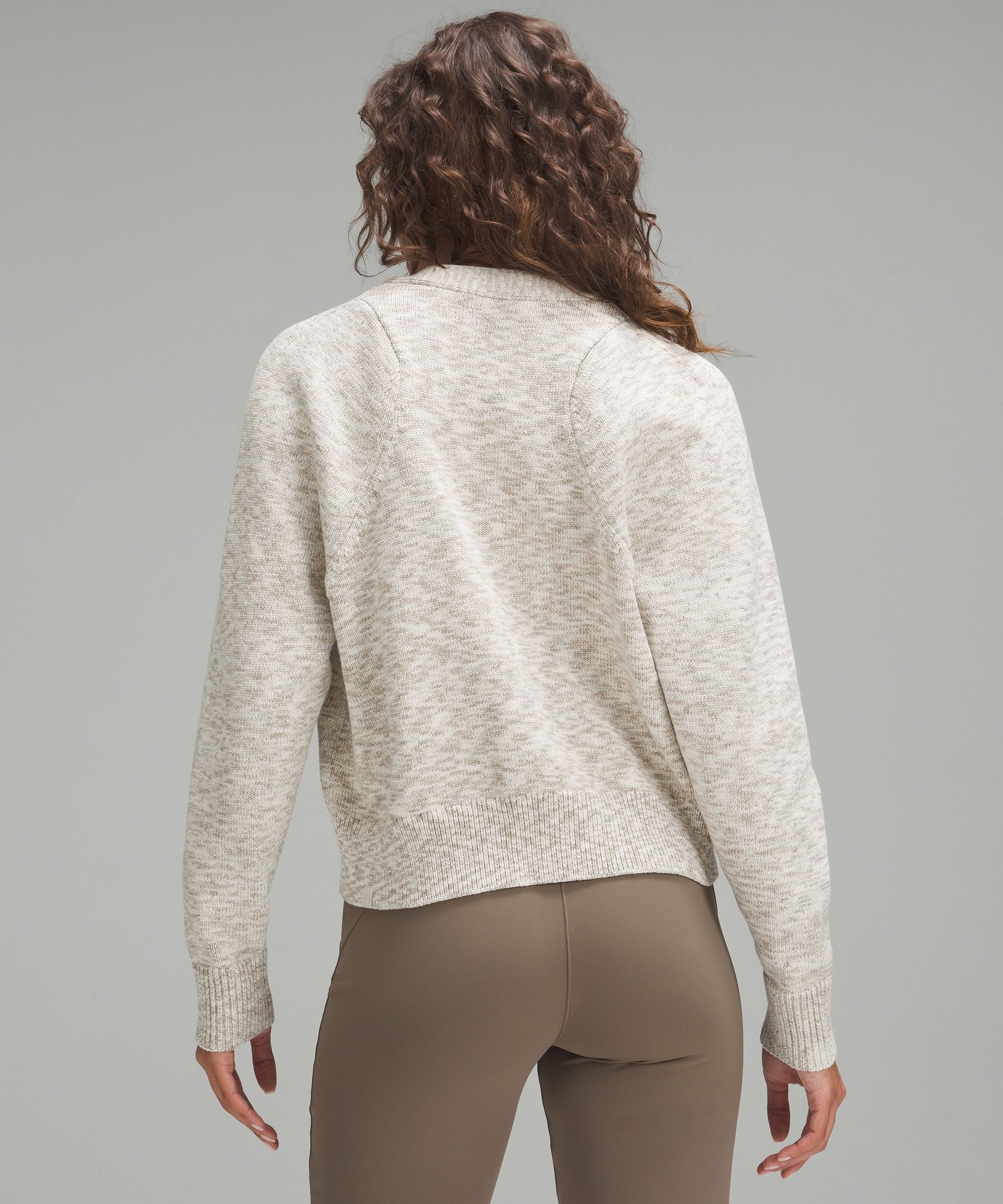 Boxy Cotton-Blend Cardigan | Jumpers | Lululemon UK