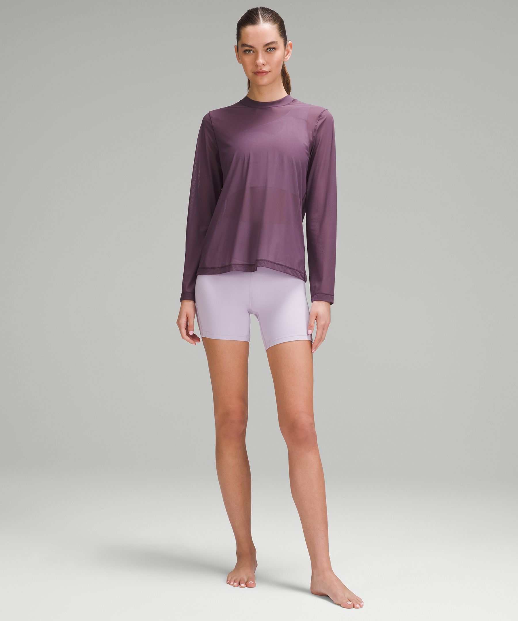 Keyhole Mesh Long-Sleeve Shirt | Lululemon UK