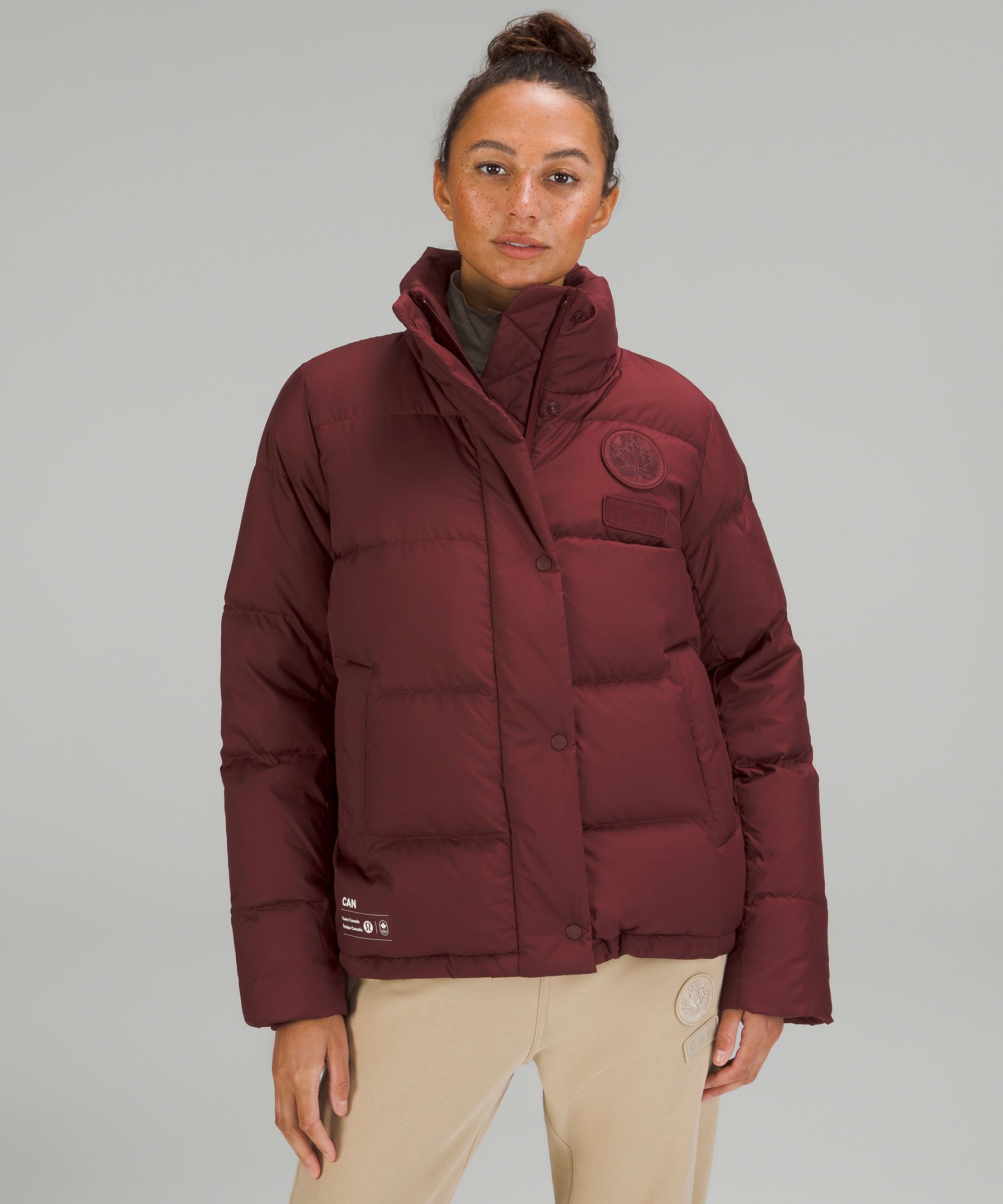 Lululemon Team Canada Wunder Puff Jacket Coc Logo | ModeSens