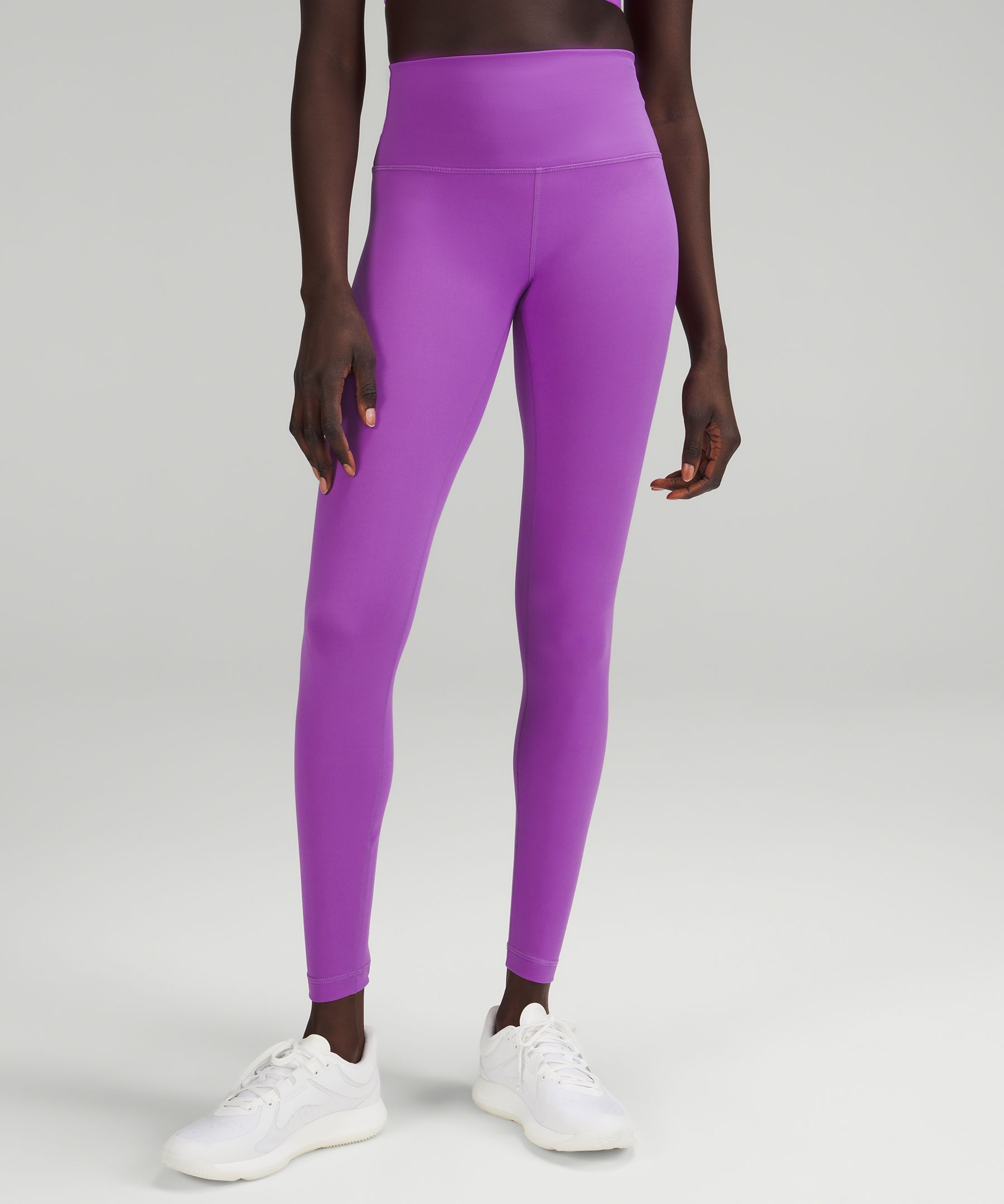 Lululemon Wunder Train High Rise Leggings 25 In Moonlit Magenta Modesens