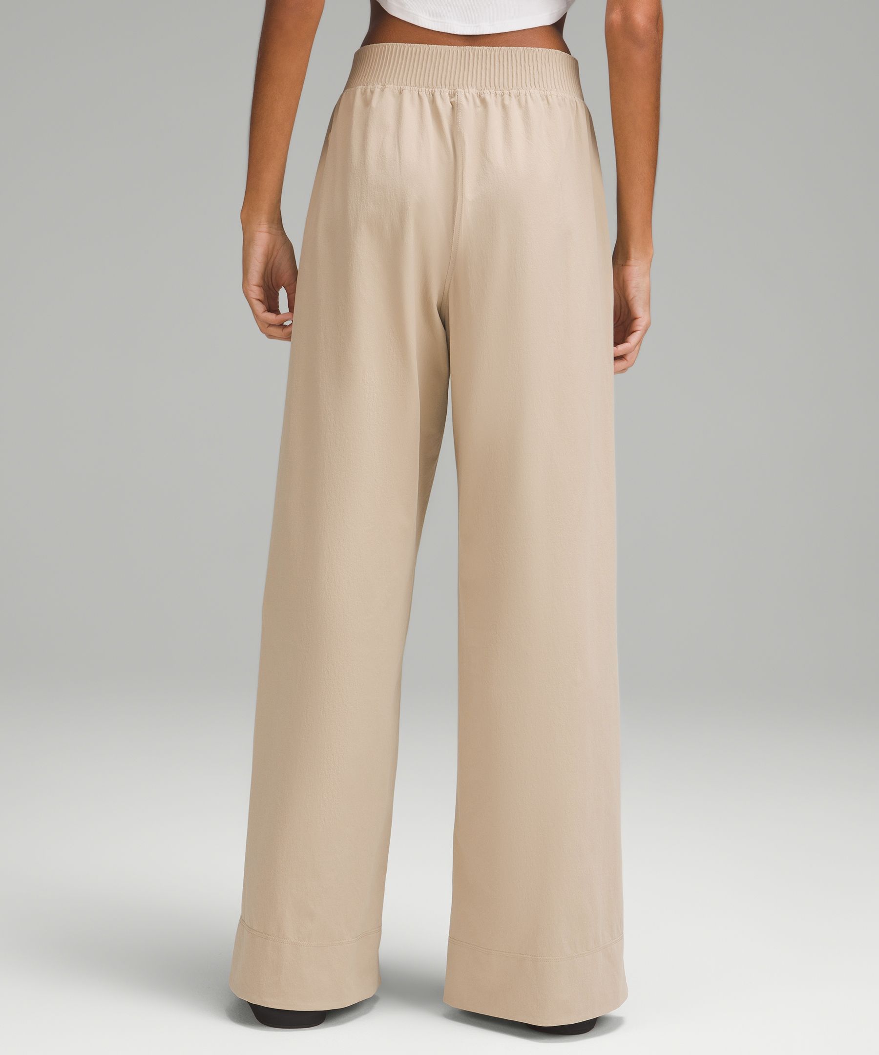 Lululemon Stretch Woven Wide-leg High-rise Pants | ModeSens