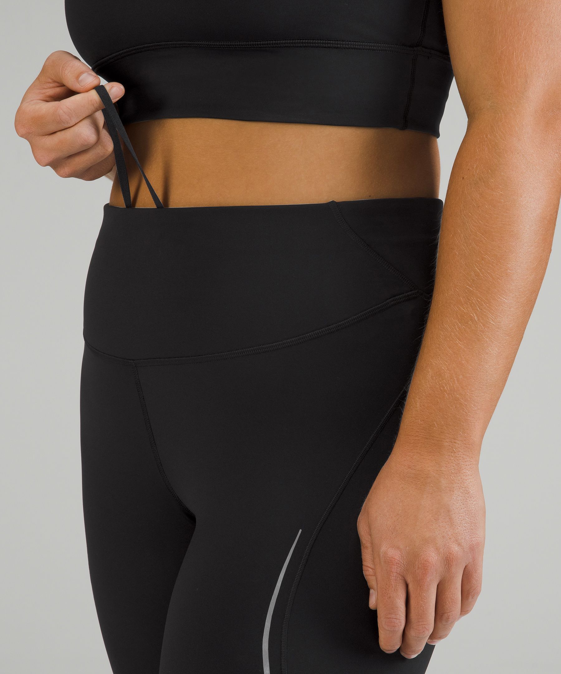 Base Pace High-Rise Reflective Crop 23" | Lululemon HK