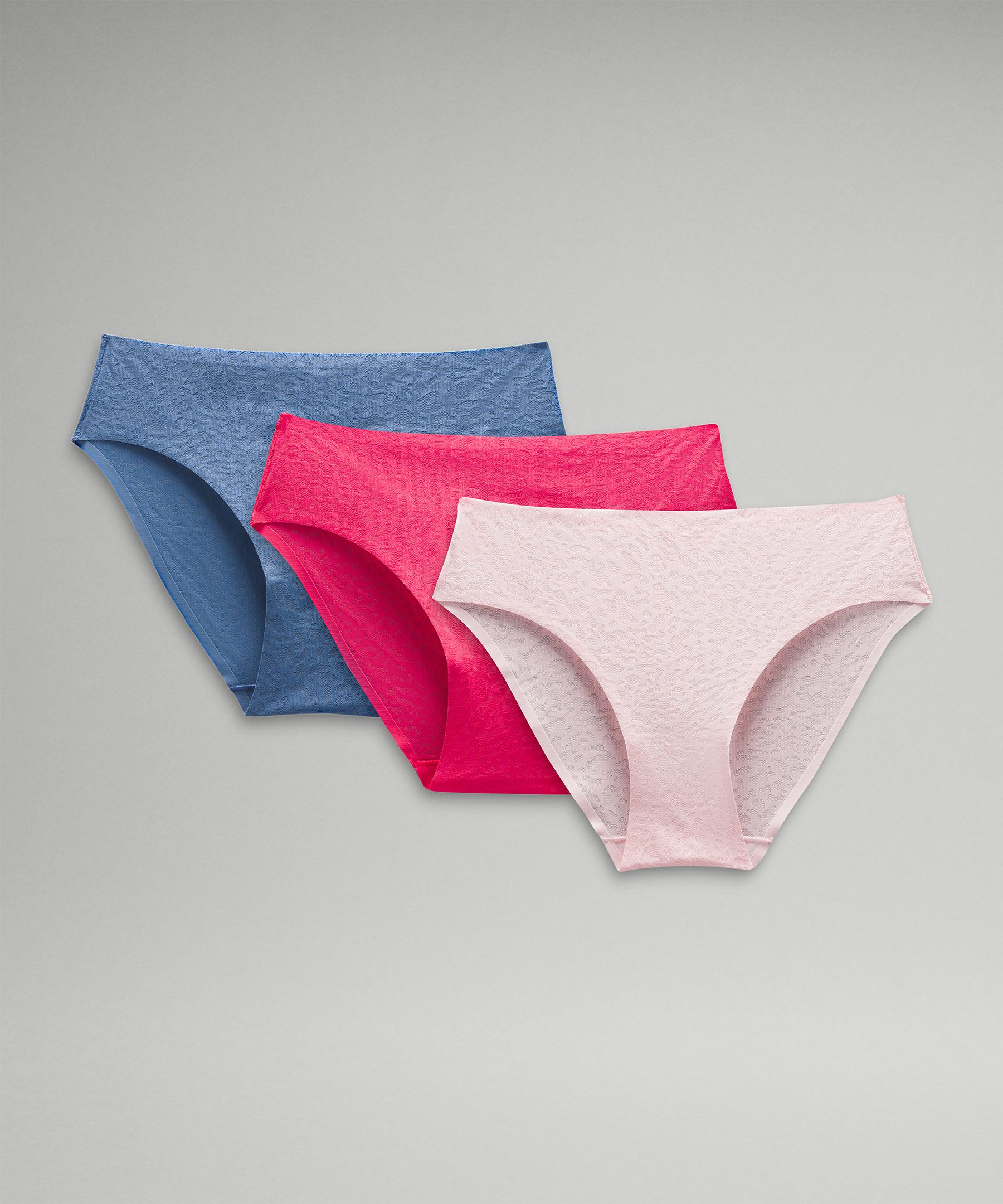 InvisiWear Mid-Rise Bikini Underwear Performance Lace *3 Pack | Women's ...