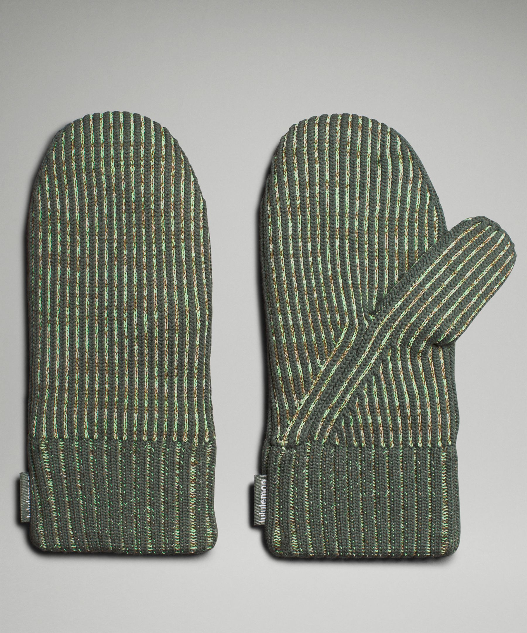 Women's Textured Fleece-Lined Knit Mittens | lululemon Hong Kong SAR