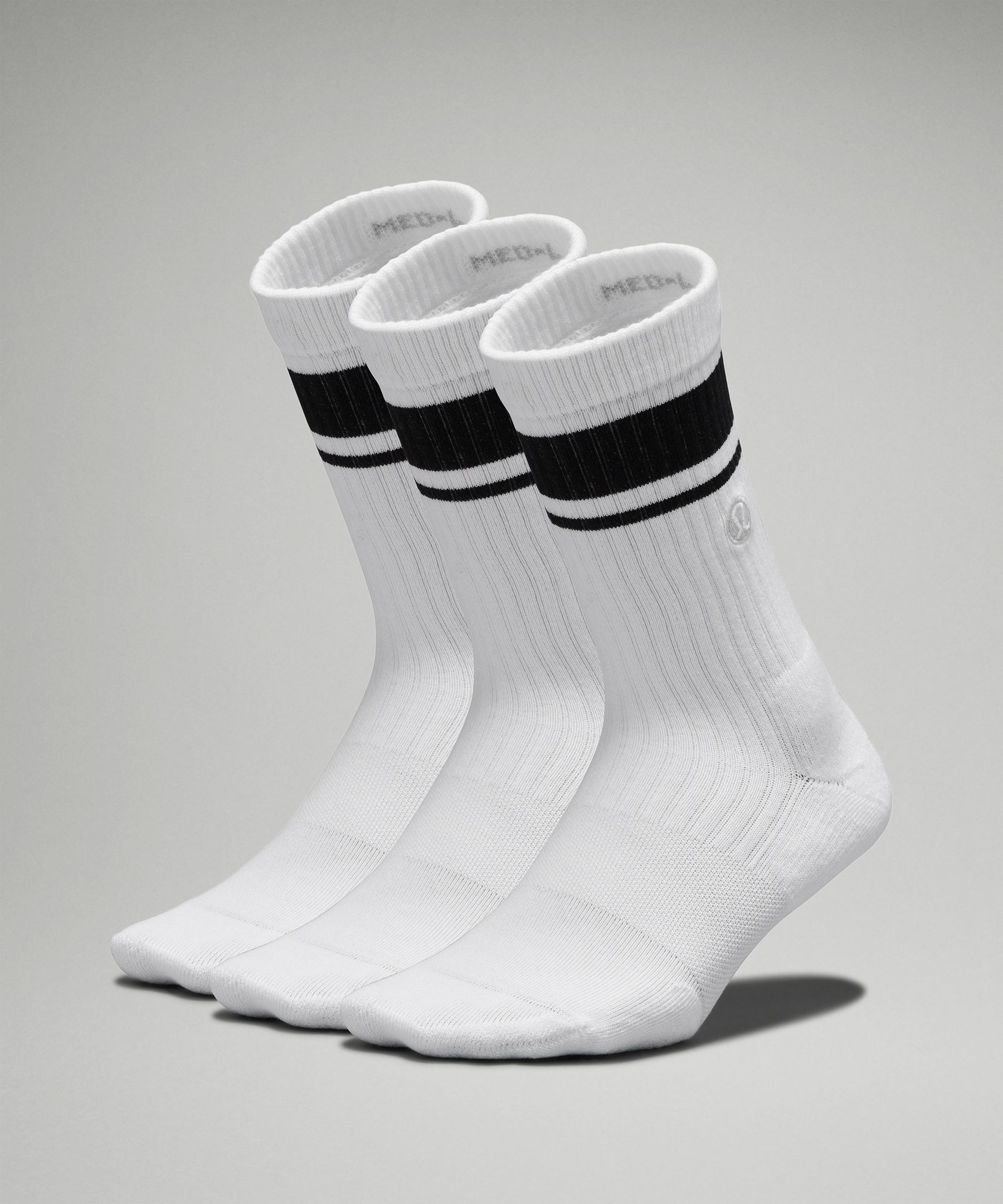 Women's Daily Stride Ribbed Comfort Crew Socks *3 Pack